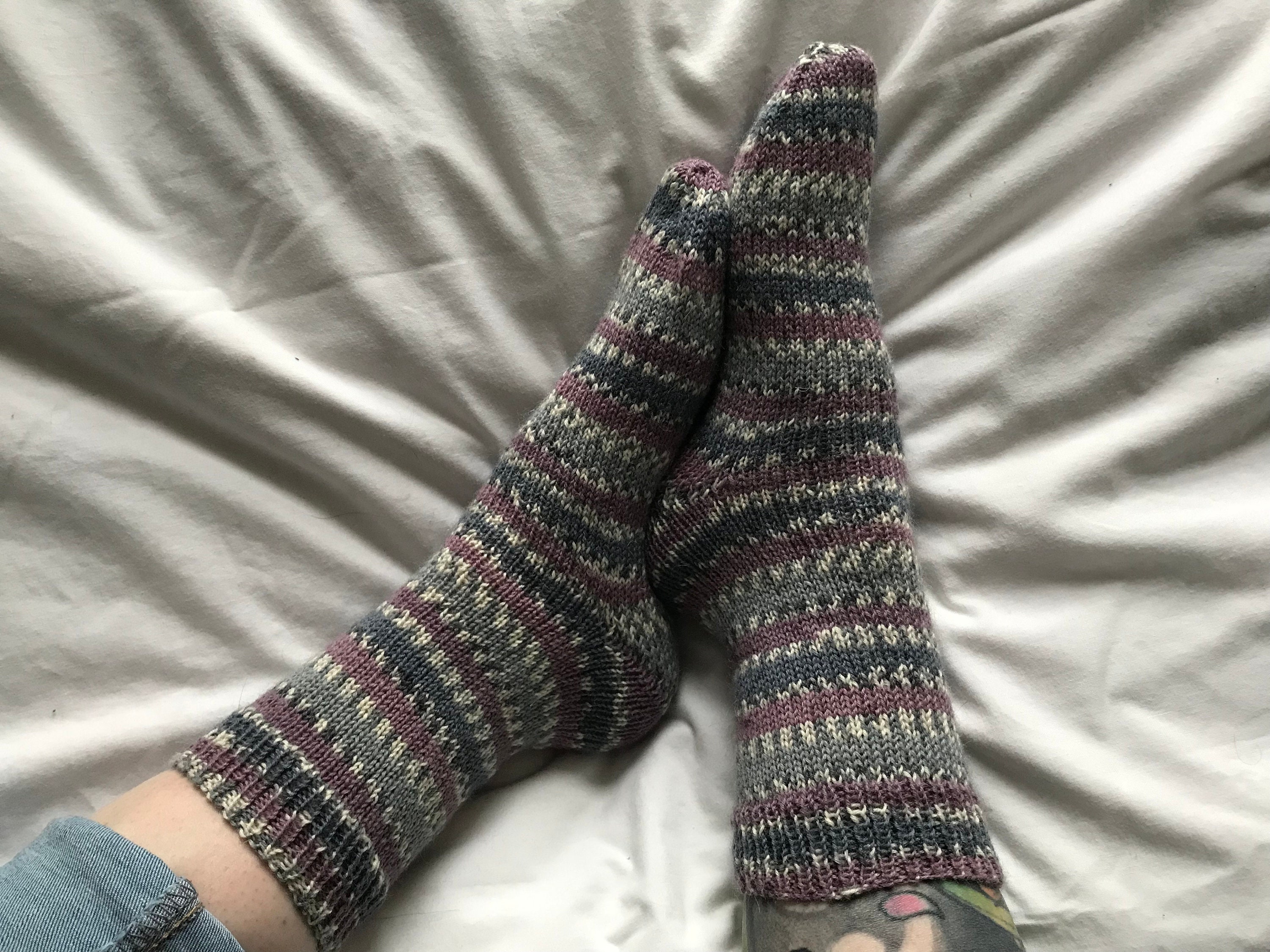 Basic Sock Knitting Pattern PDF Download - Etsy