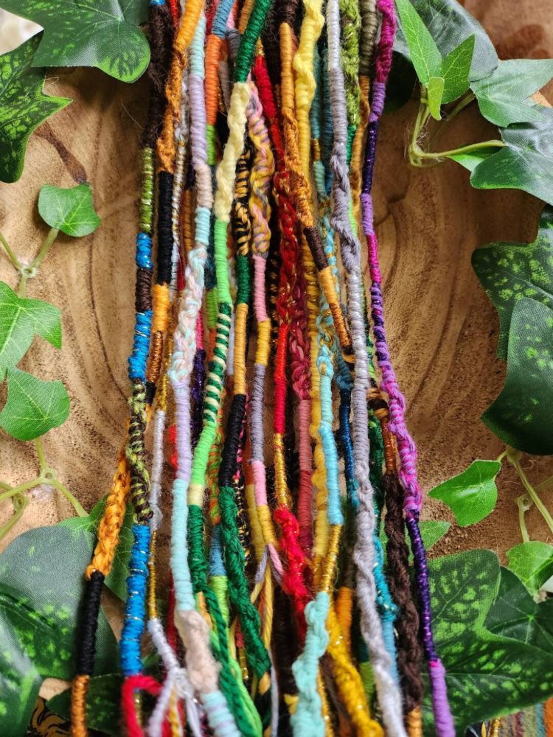 Clip in Hair Wraps Dreadlock Macrame - Etsy