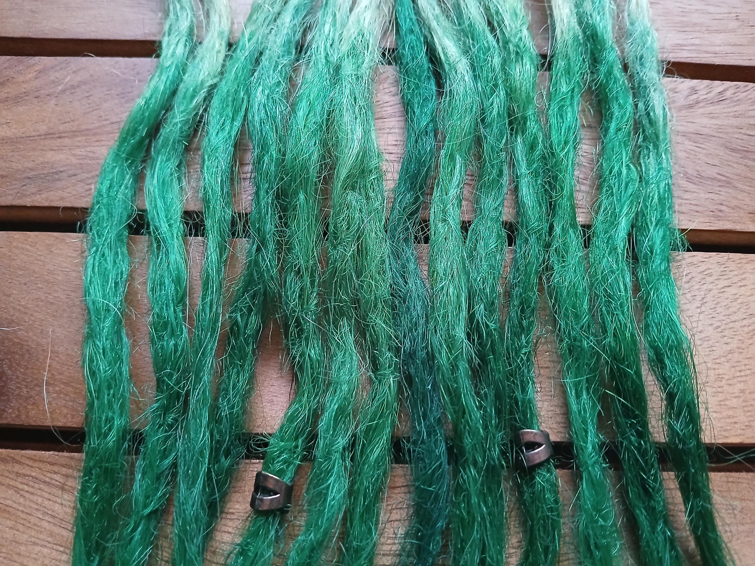 14 Blonde to Green Ombre Dreadlocks – Loose Ends – European Human Hair ...