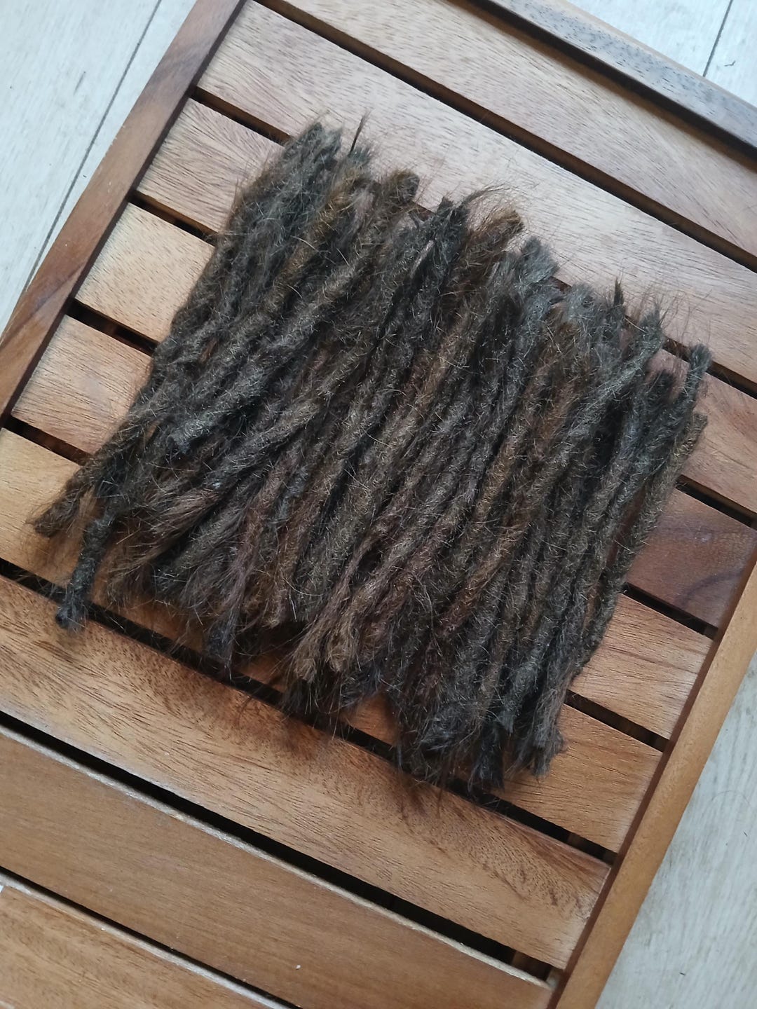 44 Loose Human Hair Dreadlocks – Brown – European Hair Extensions for ...