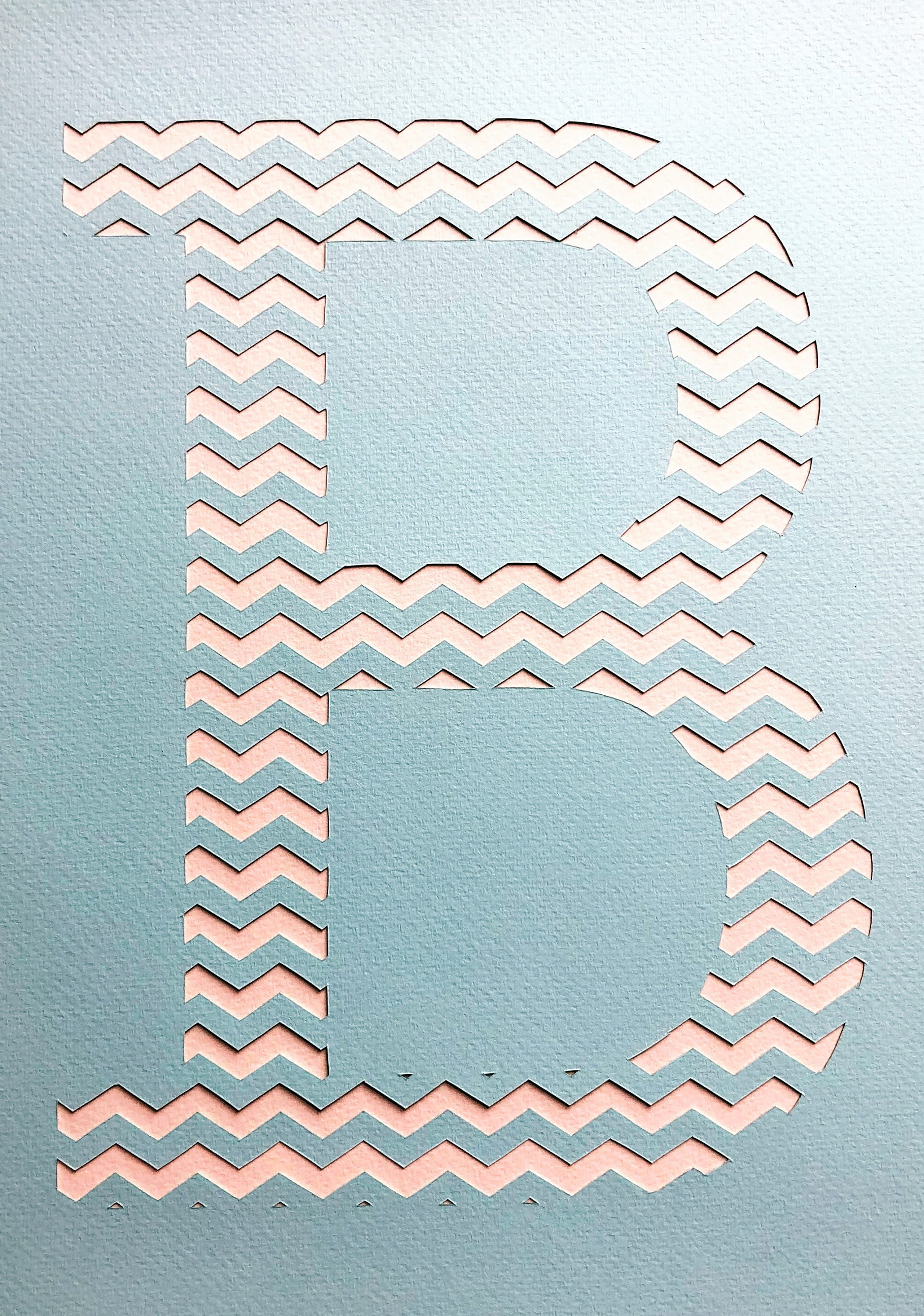 Black Letter B Chevron