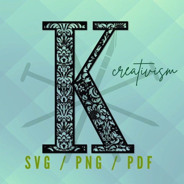 Letter K Clip Art - Etsy