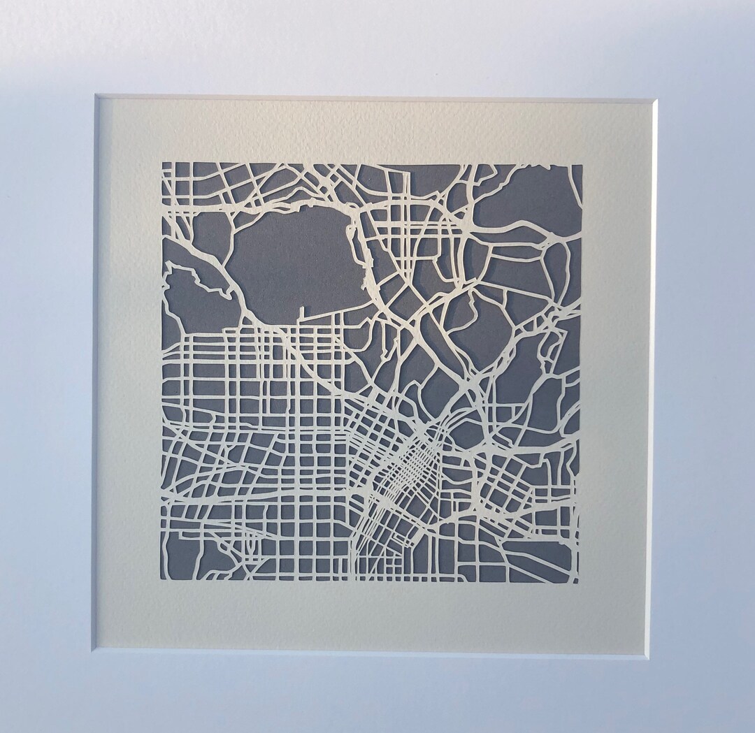 Custom Paper Cutting Template PDF Road Map of Your Choice - Etsy