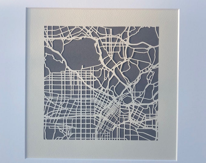 Custom Paper Cutting Template PDF Road Map of Your Choice Cut It ...