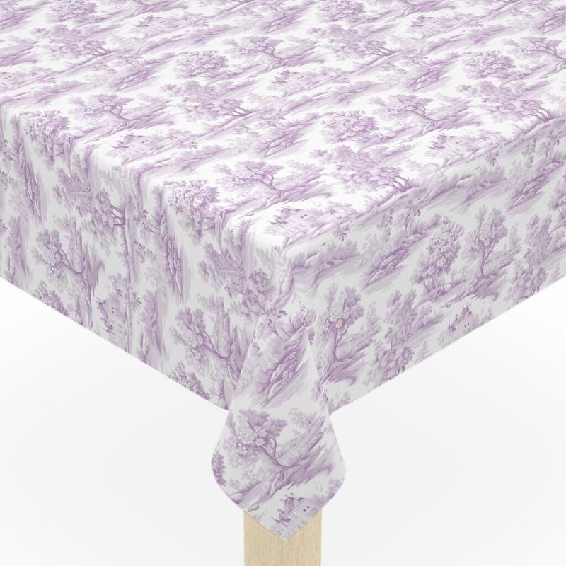 Purple Tablecloth - Etsy