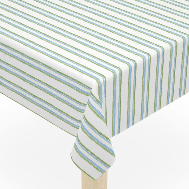Striped Tablecloth - Etsy