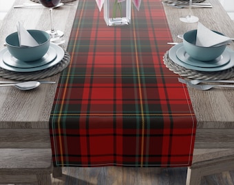 Tartan Table Runner - Etsy
