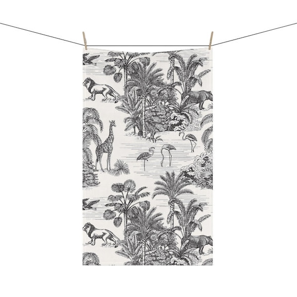 Toile Kitchen Towel - Etsy