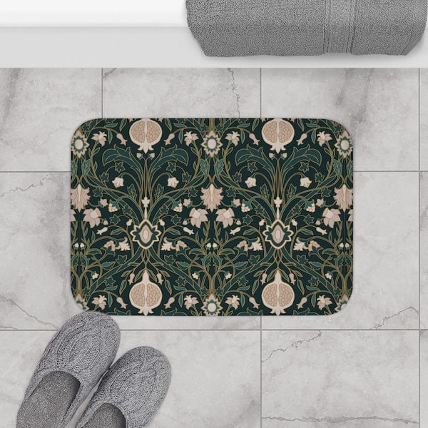 Green Bath Mat - Etsy