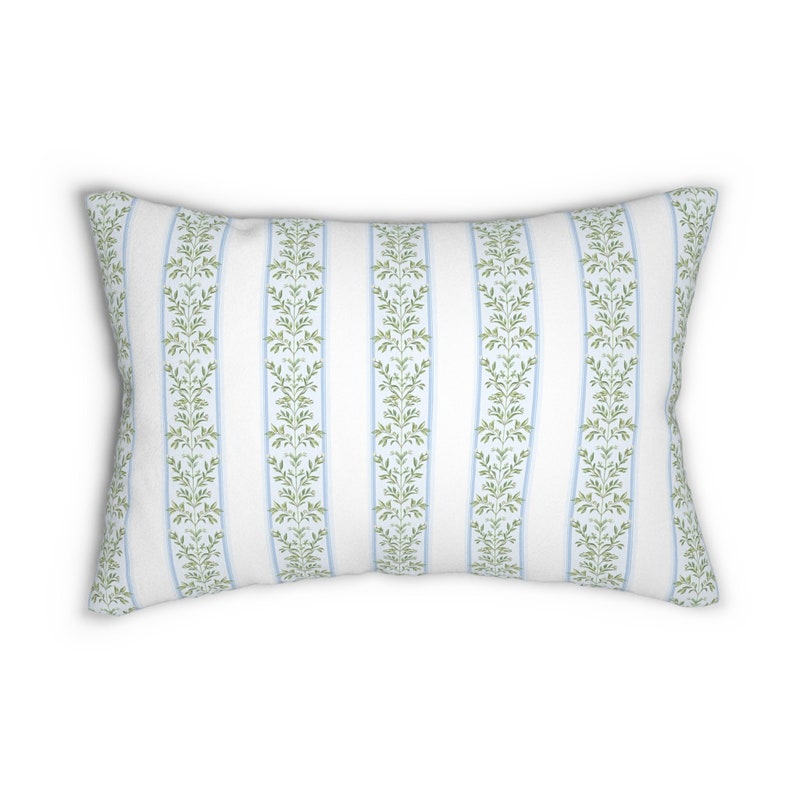 Blue Green Lumbar Stripe - Etsy