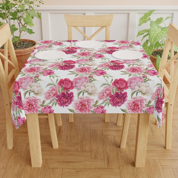 Pink Tablecloth - Etsy
