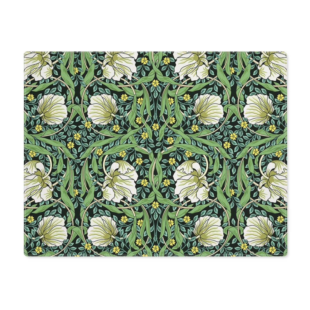 Vintage Placemat William Morris Inspired Fabric Placemats Retro Flowers ...