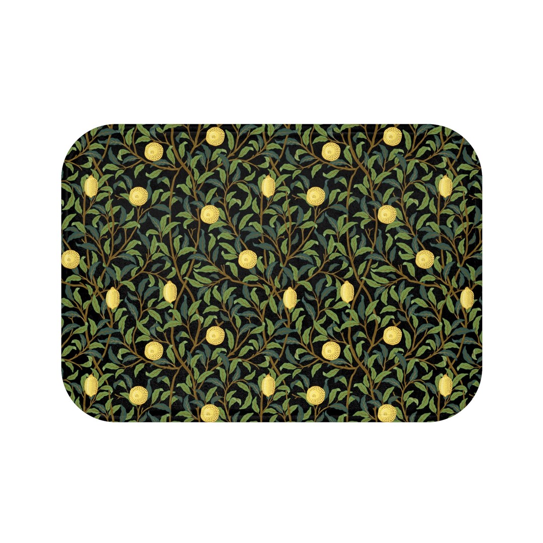 Art Deco Bath Mat William Morris Bath Mats Art Deco Bathroom Decor ...