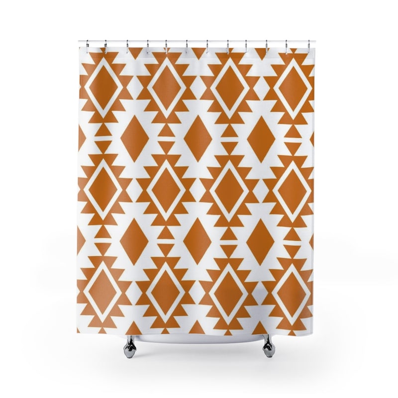 Rust Shower Curtain - Etsy