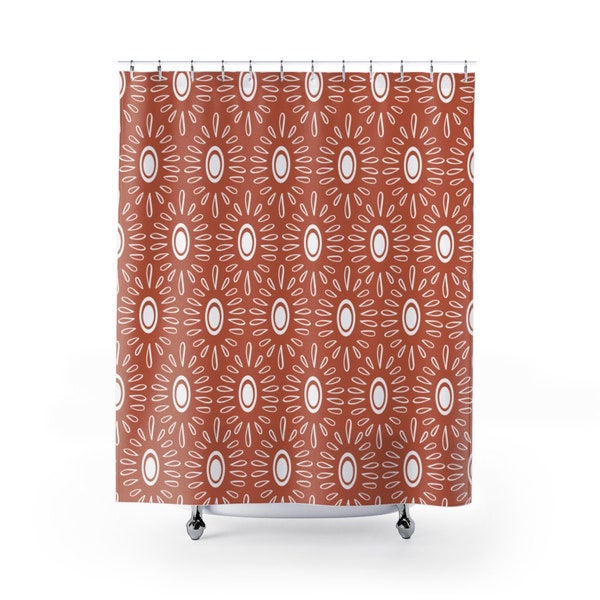 Terracotta Curtain Etsy