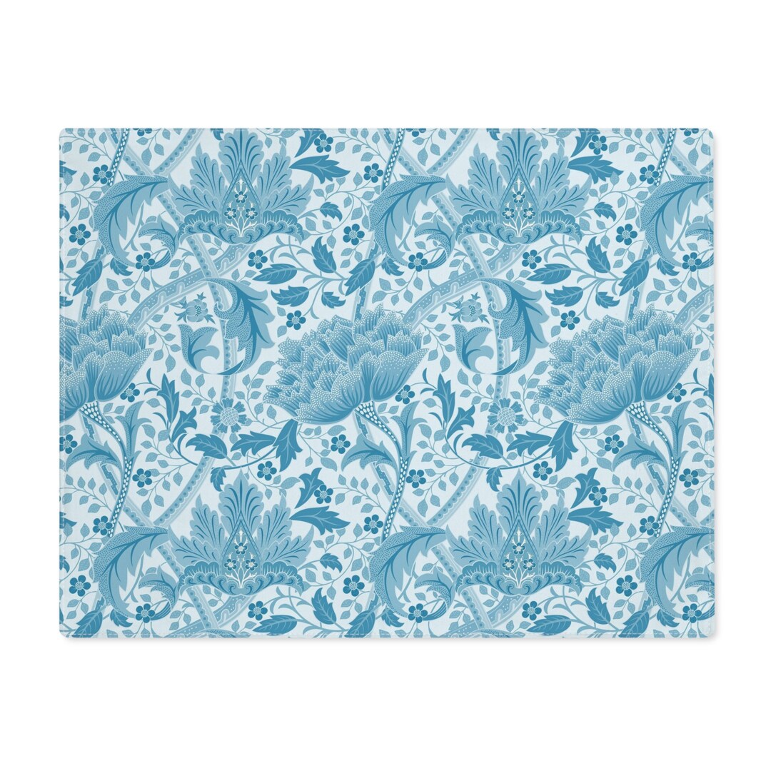 Vintage Placemat William Morris Inspired Fabric Placemats Retro Flowers ...
