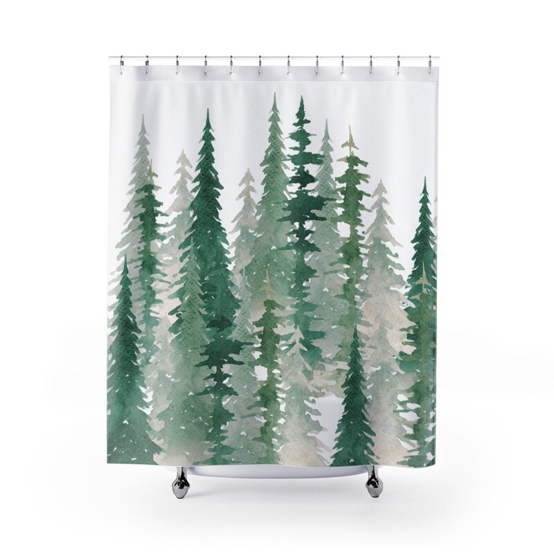Tree Shower Curtain - Etsy