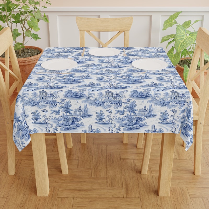 Toile Tablecloth - Etsy