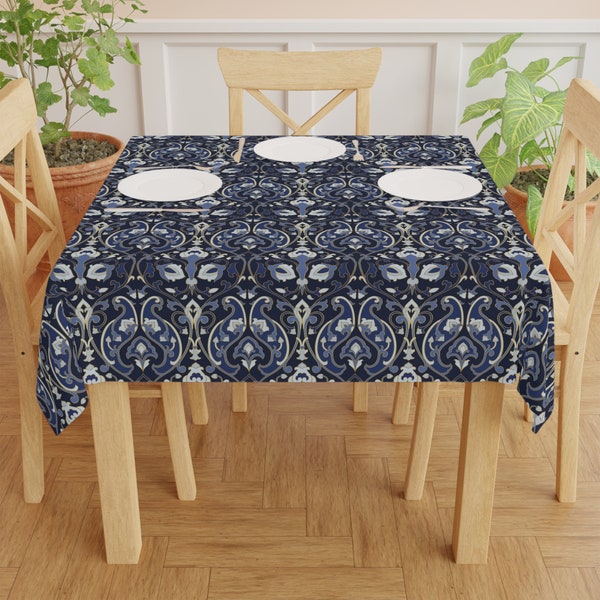 Navy Blue Tablecloth - Etsy