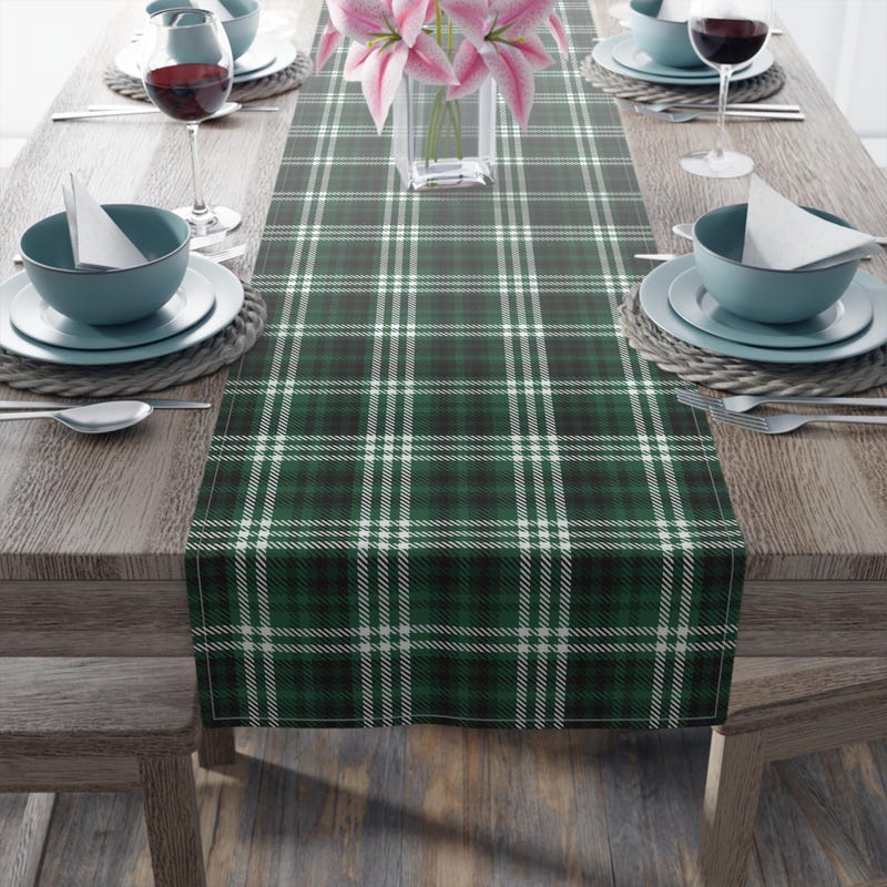 Tartan Table Runner - Etsy