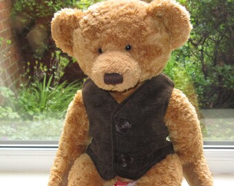 Teddy bear waistcoat | Etsy