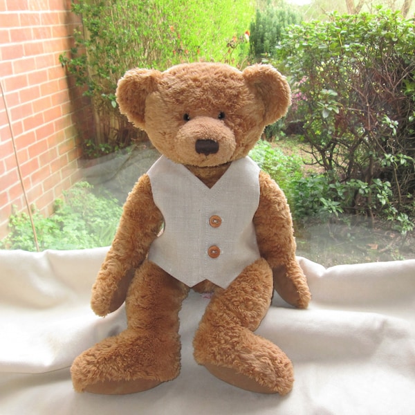 Teddy Bear Vest - Etsy
