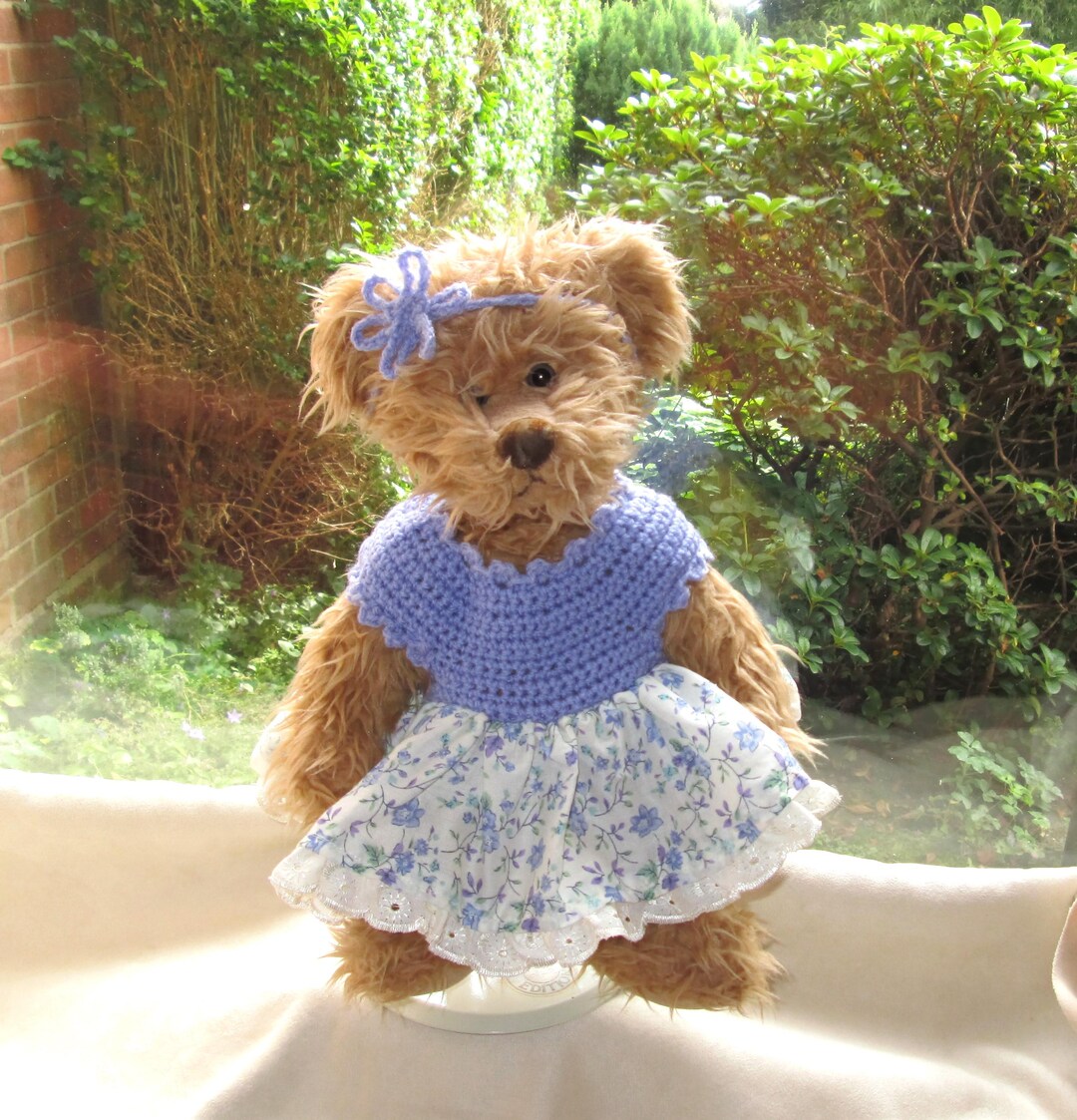 Teddy Bear Clothes Hand Knitted 2 Piece Outfit to Fit A 14 Inch Bear ...