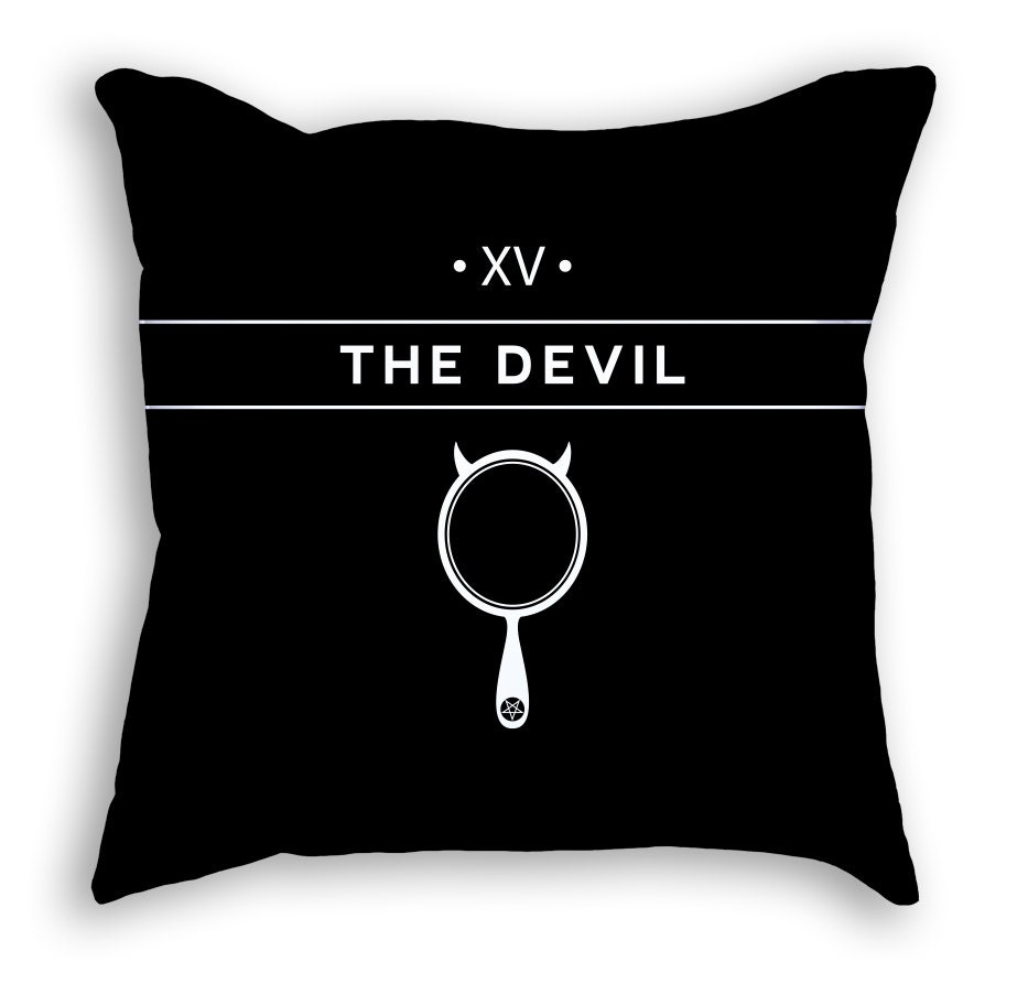 The Devil Tarot Pillow - Etsy