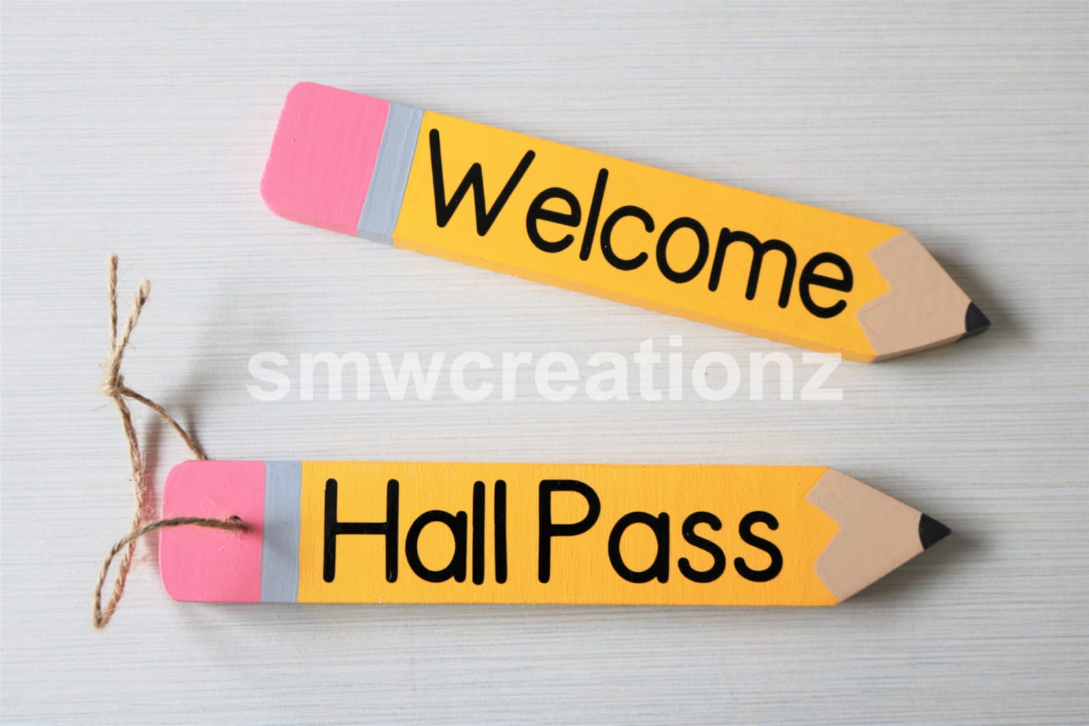 Personalized Teacher Pencil: Custom Wood Hall Pass, Back to School Gift ...