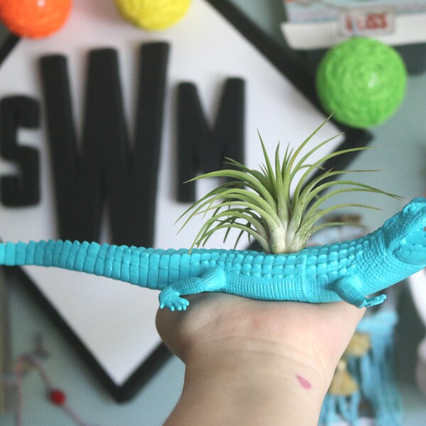 Alligator Planter - Etsy