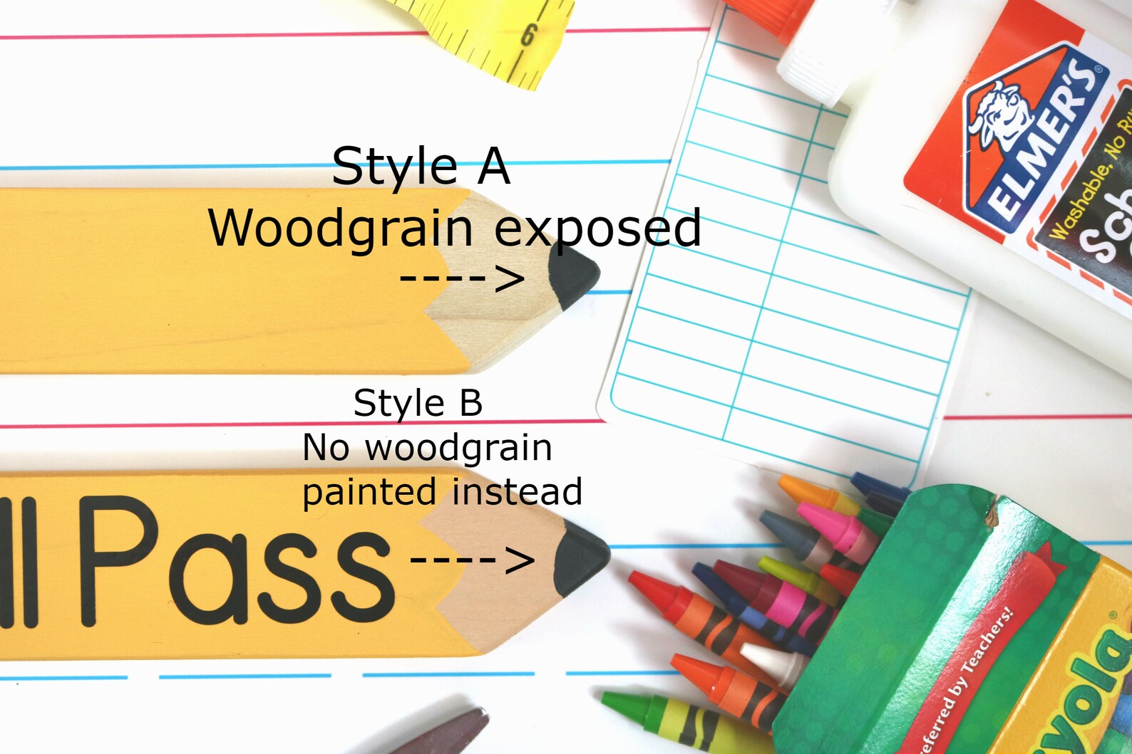 Personalized Teacher Pencil Wood Pencil Hall Pass Classroom - Etsy