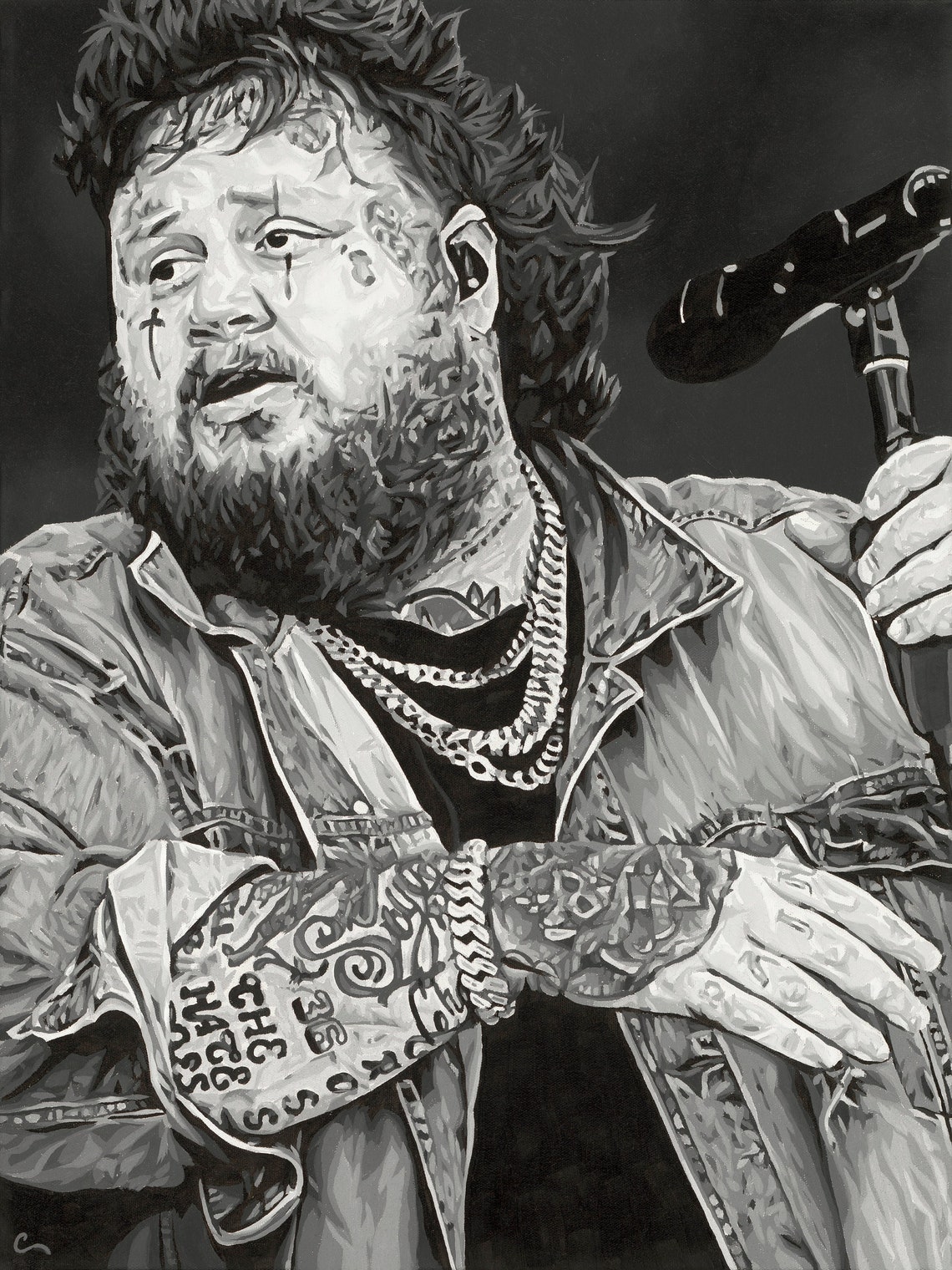 Jelly Roll Original Oil Painting Print - Etsy