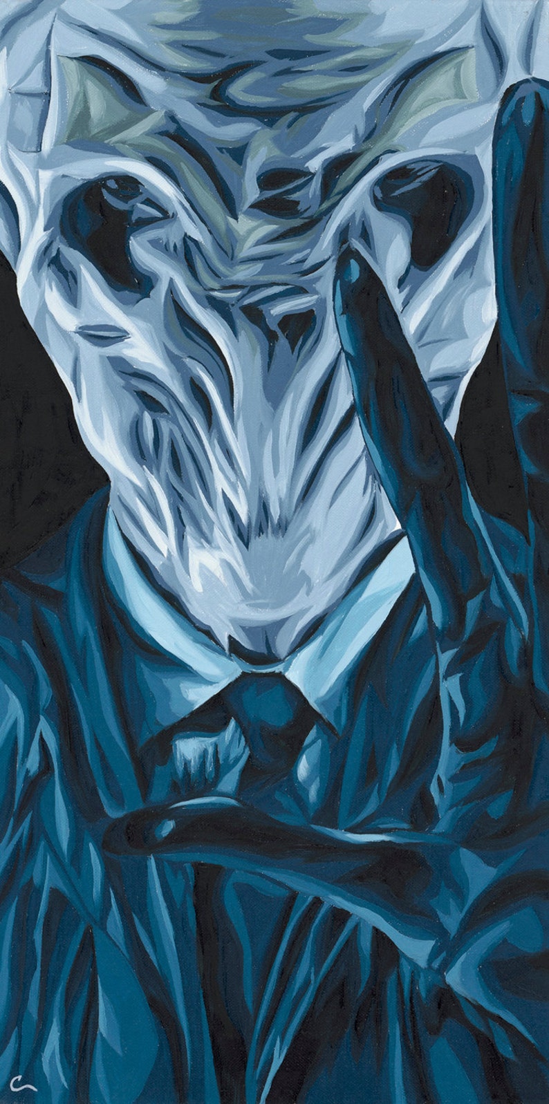 Doctor Who Villain the Silence Print - Etsy