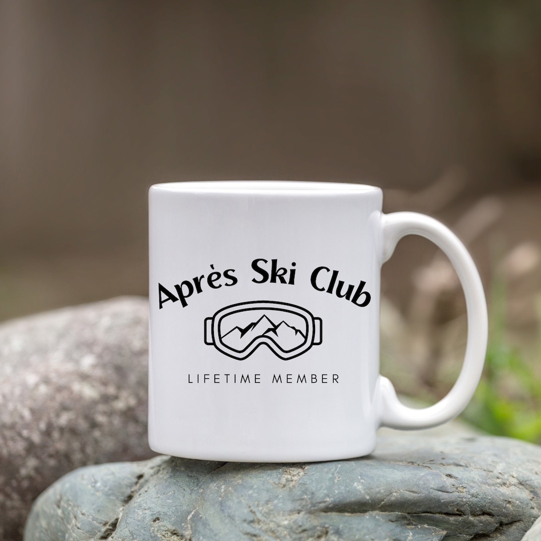 Apres Ski Club Mug, Ski Mug Apres Ski Mug, Ski Gift, Mug for Ski House ...