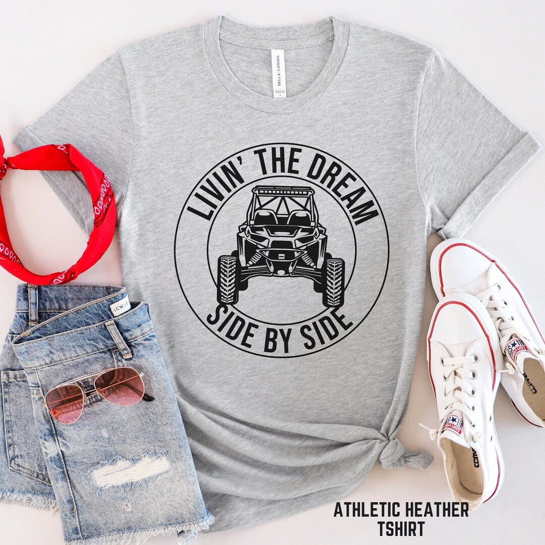 Livin the Dream Sxs UTV T-shirt, off Road Mudding Tee - Etsy