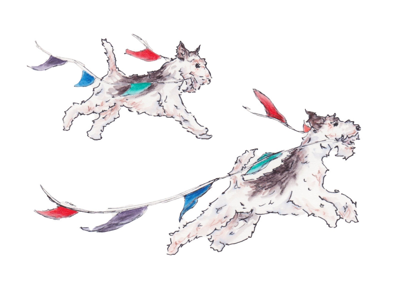 Scamp Greeting Cards - Etsy