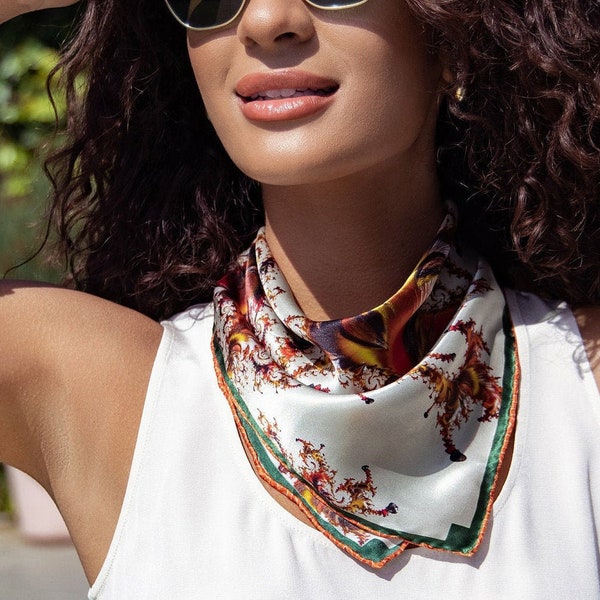 Italian Silk Scarf - Etsy