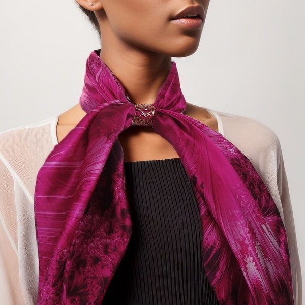 Fuschia Scarf - Etsy