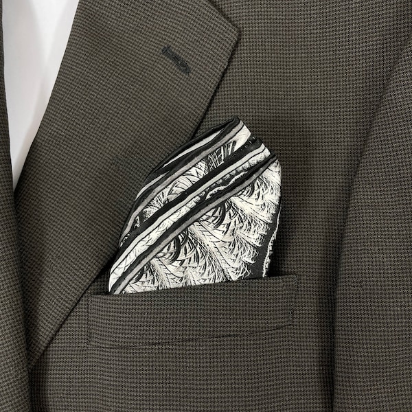 Monogrammed Pocket Square - Etsy