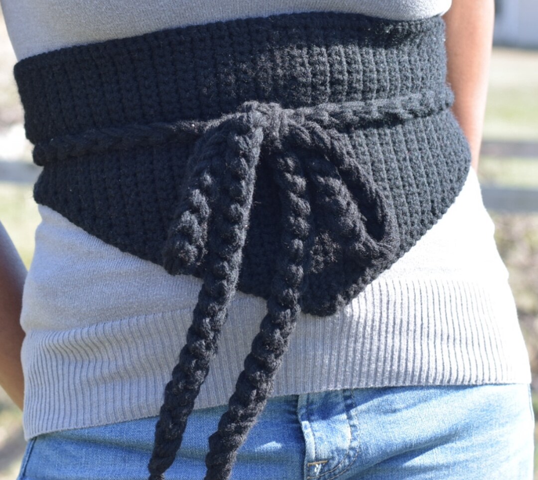 Crochet Obi Wrap Belt - Etsy