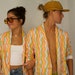 Wavy Rainbow Blazer; Funky Psychedelic Colorful Jacket With Pockets ...