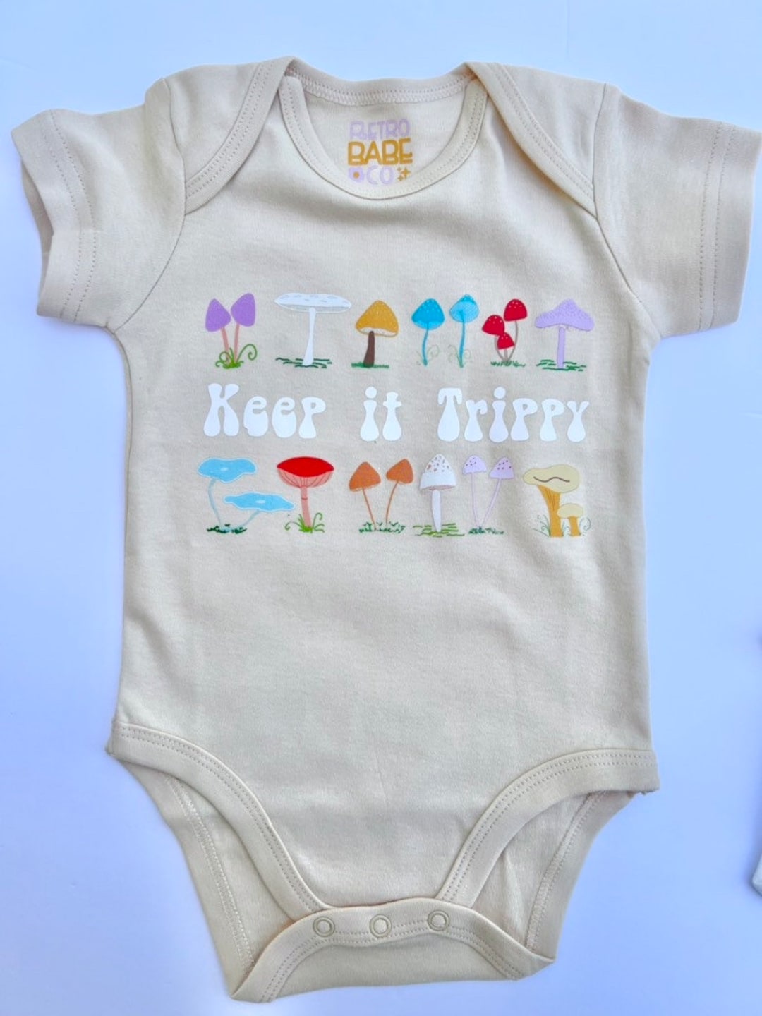 Keep It Trippy Onesie Cute Mushroom Baby Outfit Unisex Clothing Gender ...