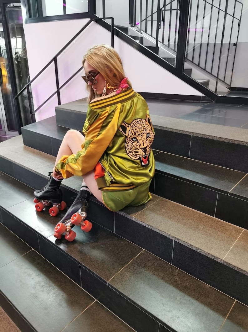 Raw Power Cheetah Satin Jacket. - Etsy