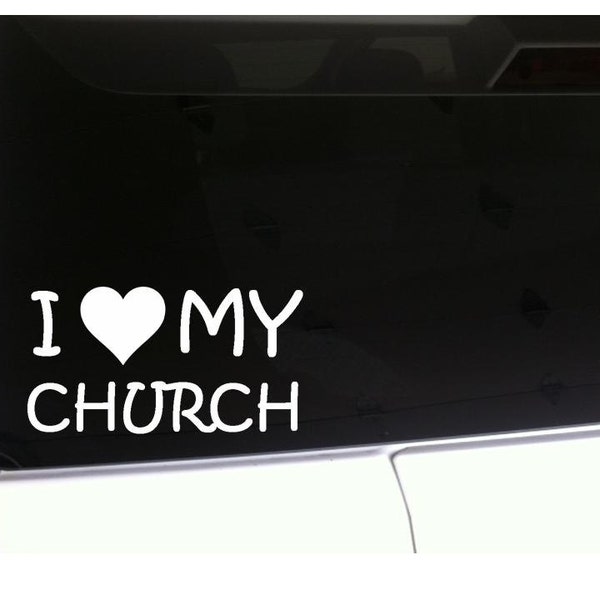 I Love My Church - Etsy