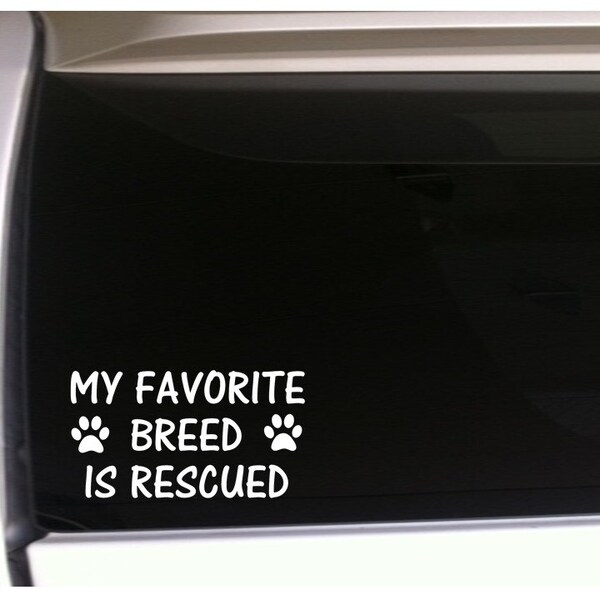 Dog Rescue Decal - Etsy