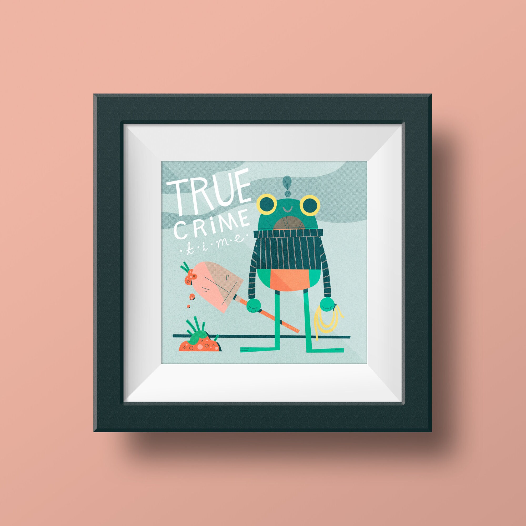 True Crime Time Digital Download - 2 Sizes | Printable Wall Art ...