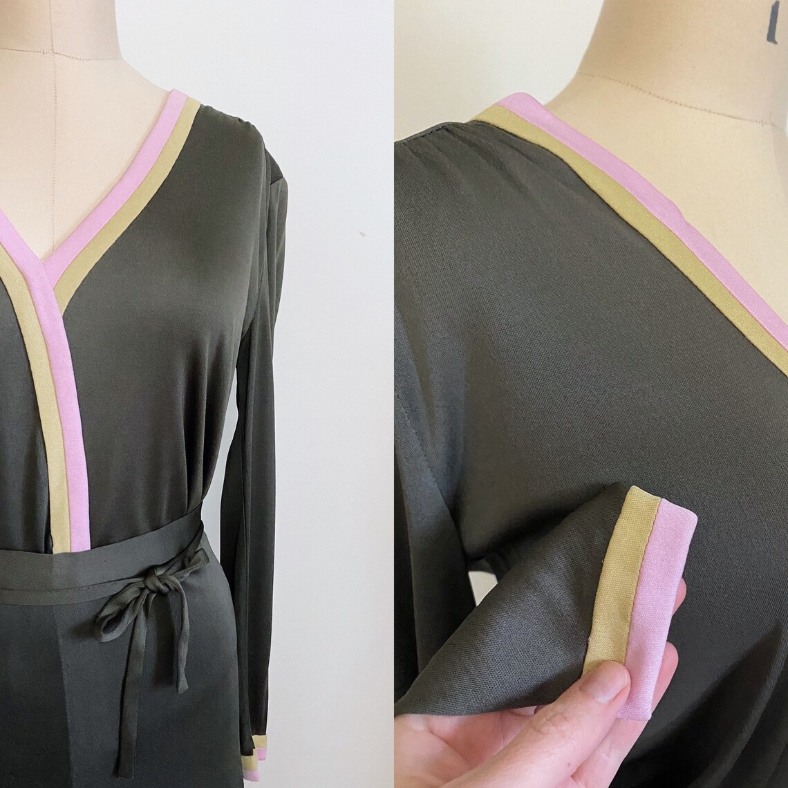 1970s Maggy Reeves Coffee Colored Top and Skirt Set Size - Etsy Canada