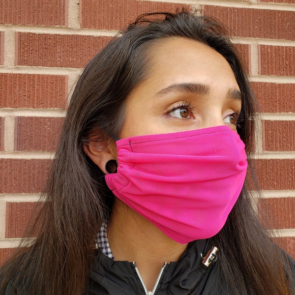 Neon Pink Mask - Etsy
