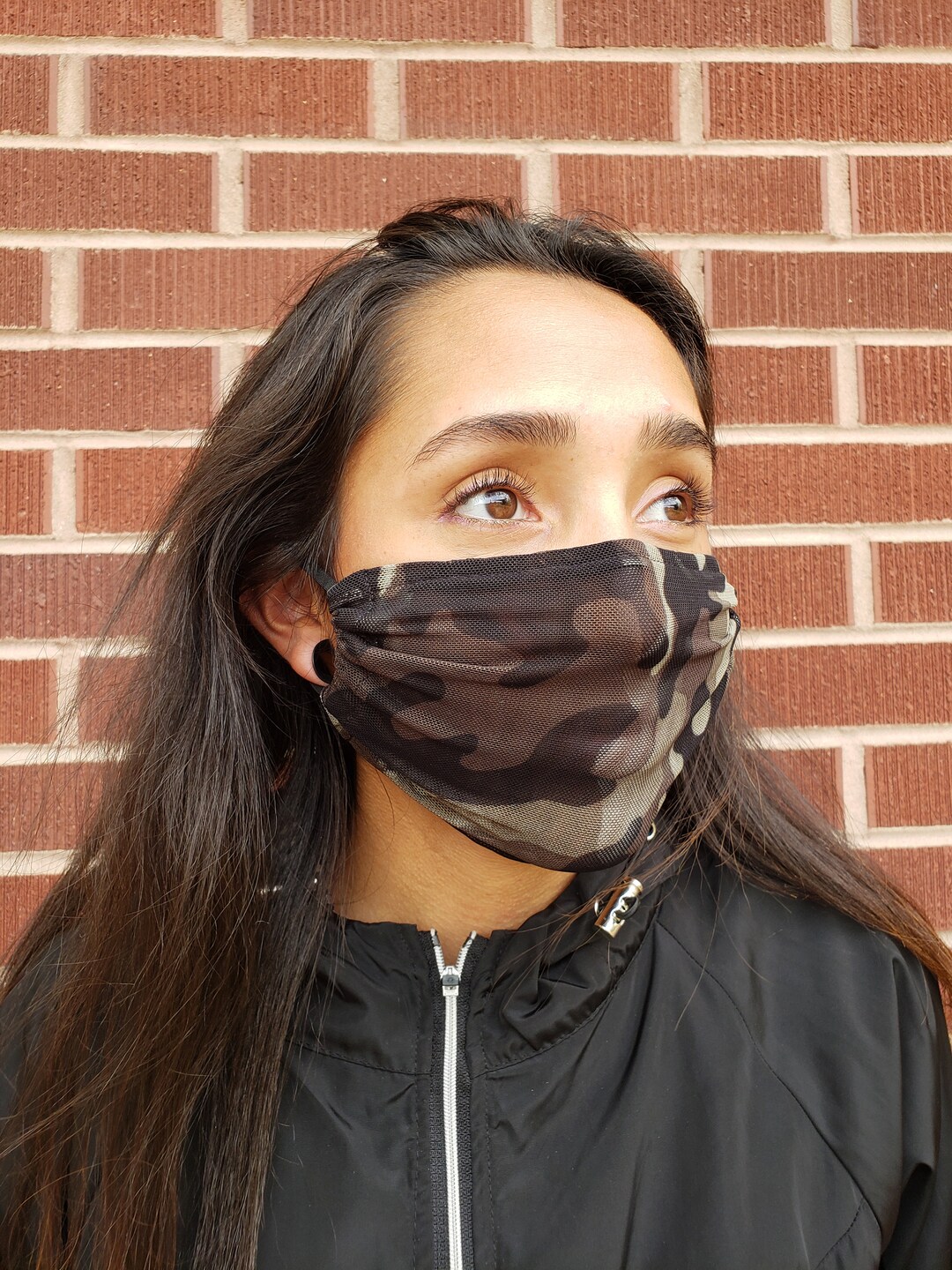 Camo Breathable Face Covering Mesh Sheer - Etsy
