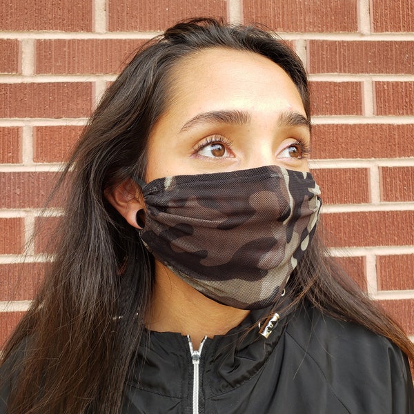 Camo Face Mask - Etsy